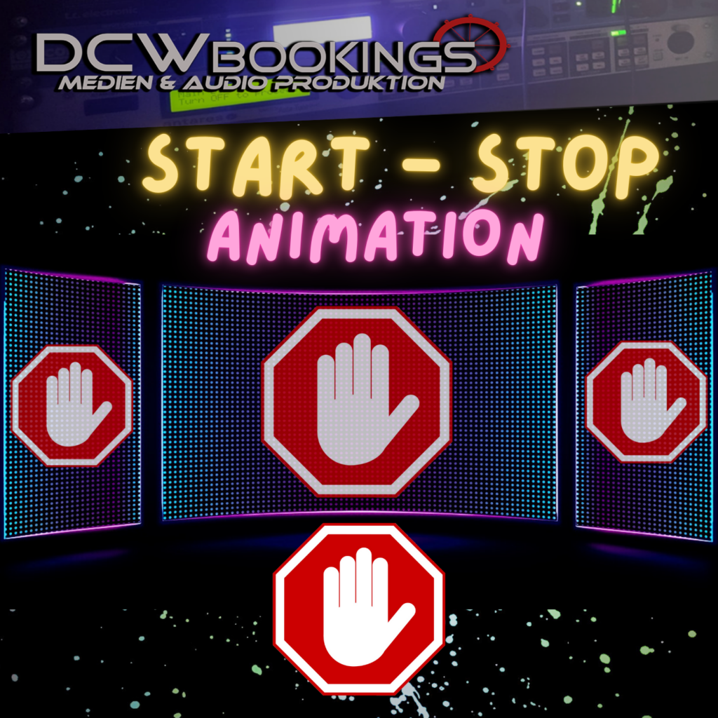 Start Stop Animation 13 - DCW Bookings